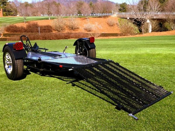 Single Rail Motorcycle Trailer | Tow Smart Trailers