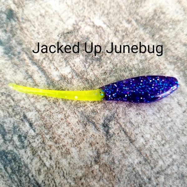 Jacked up June Bug Shad