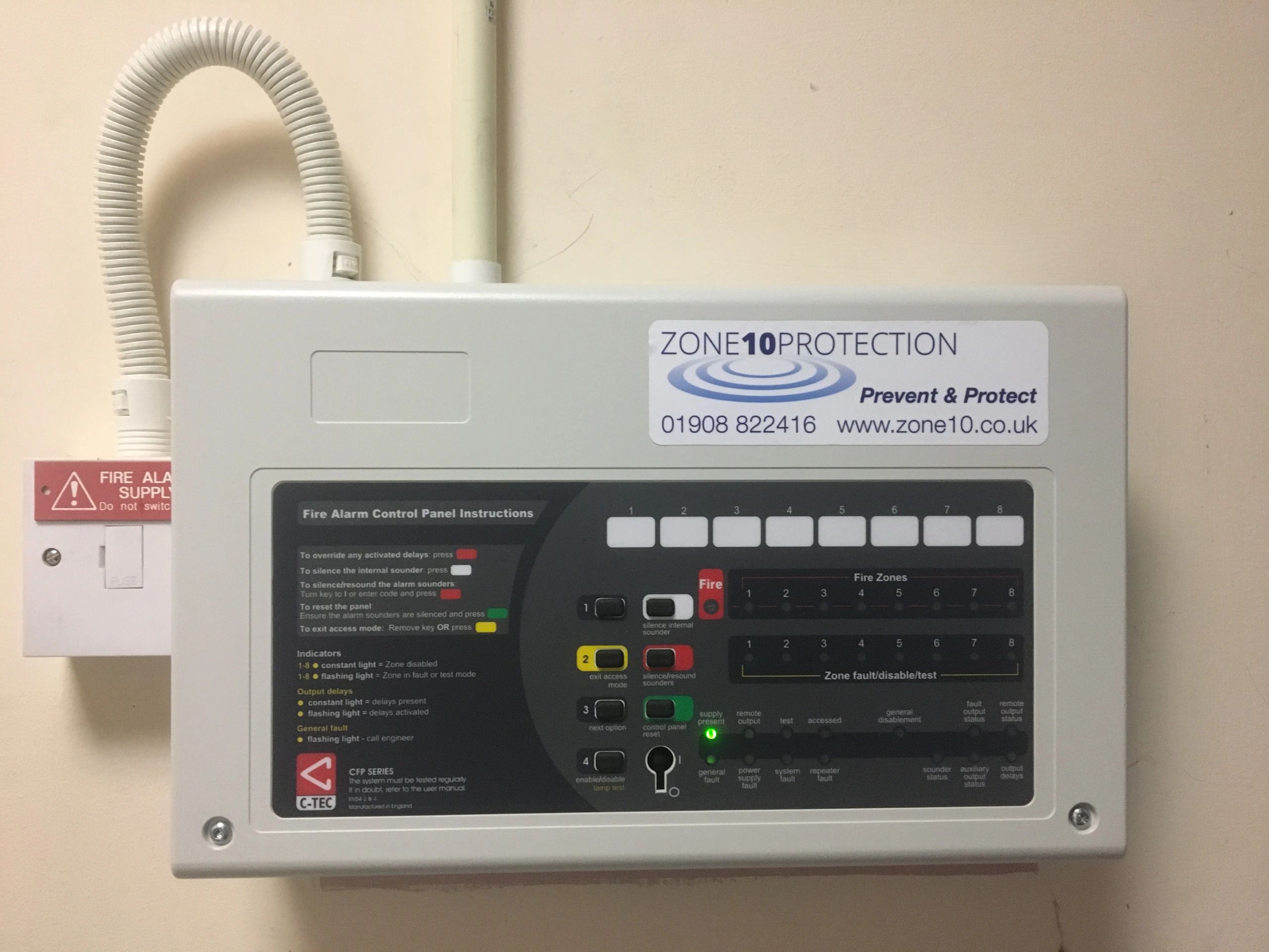 BAFE SP203-1 Fire Alarm Installation - Zone 10 Protection Ltd