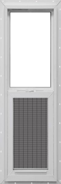 14" x 53" Vinyl Double Pane Single Hung Window