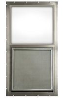 30" x 54" Aluminum Vertical Sliding Window