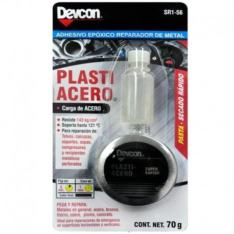 PLASTIACERO LATA 5 MINUTOS 70 GRAMOS DEVCON