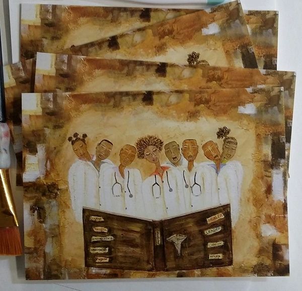 The Color of Medicine 4 Pack 5 x 7 Notecards