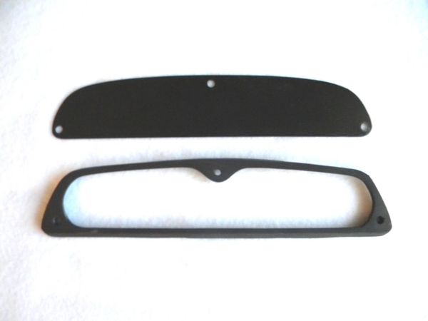 1973-76 PONTIAC TRANS AM SHAKER BLOCK-OFF PLATE AND MOUNTING INSERT