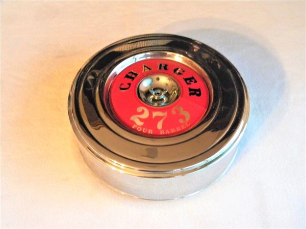 1964-67 MOPAR 273 CHROME CHARGER UNSILENCED AIR CLEANER DART GT BARRACUDA