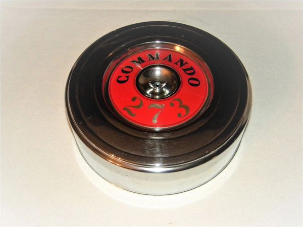 1964-67 MOPAR 273 COMMANDO CHROME UNSILENCED AIR CLEANER PLYMOUTH W/O ...