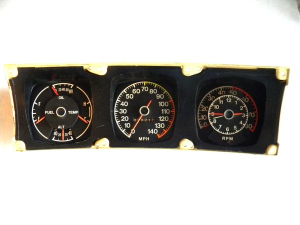 1971 72 73 74 AMC AMX JAVELIN SST RALLYE PAC INSTRUMENT CLUSTER SPEEDO ...