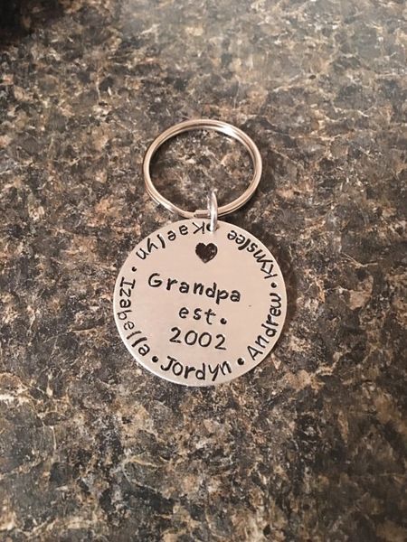 Grandparent Keychain