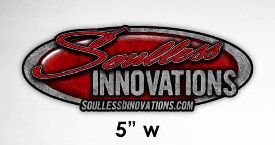 5" Soulless Logo Sticker