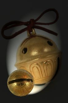 Polar Express Reindeer Bell # 12 Brass or Chrome