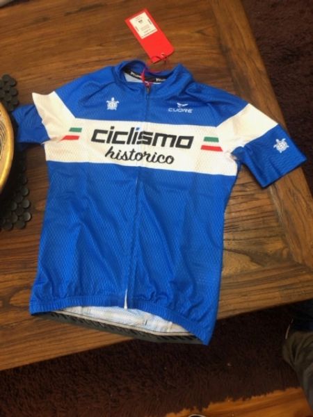 MENS HISTORICO JERSEY CELEBRATES CYCLING HISTORY - BUILT BY CUORE