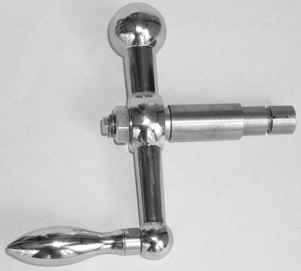 Atlas Spindle Crank Machined and Assembled