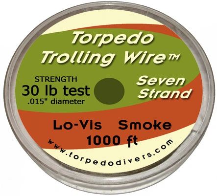 Torpedo Trolling Wire 7-Strand 30lb - 1000ft