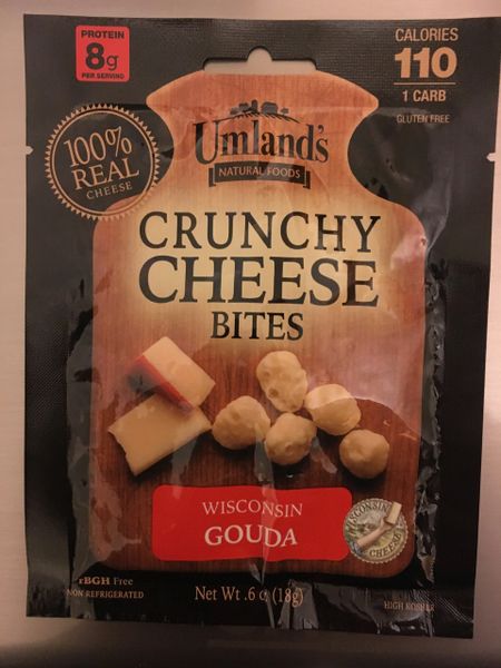 Umland's Crunchy Cheese Bites Gouda Bag .6 oz.