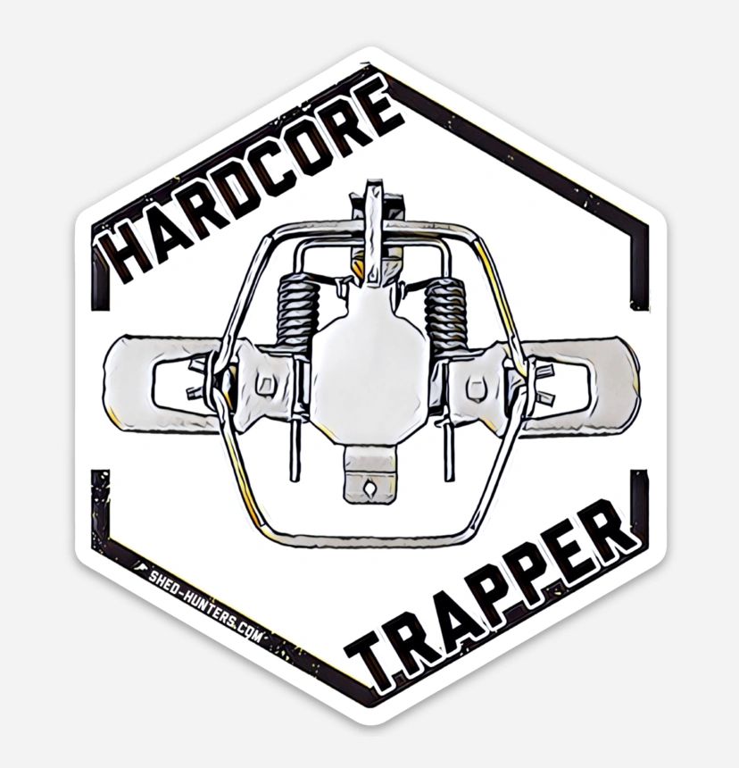 Hardcore trapper decal