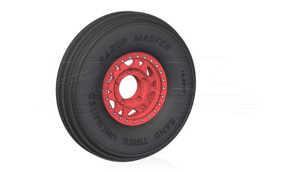 Sand Tires Unlimited Razor Master 12.50-17 on Ultra 17x6.5 wheel