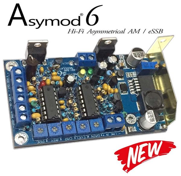 Asymod 6 Asymmetrical Hi-Fi AM / eSSB Modulator Board