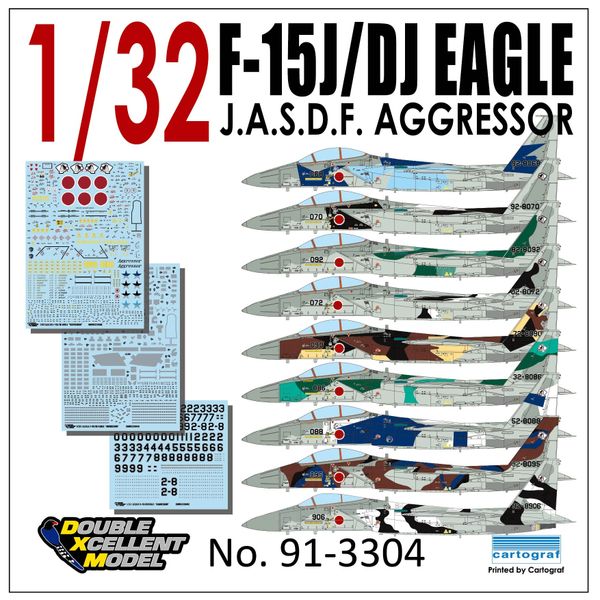 1/32 JASDF F-15J/DJ Aggressor decals