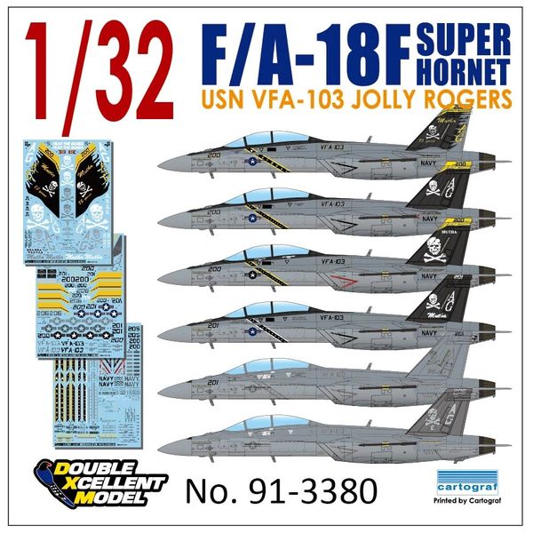1/32 USN F/A-18F SUPER HORNET VFA-103 JOLLY ROGERS