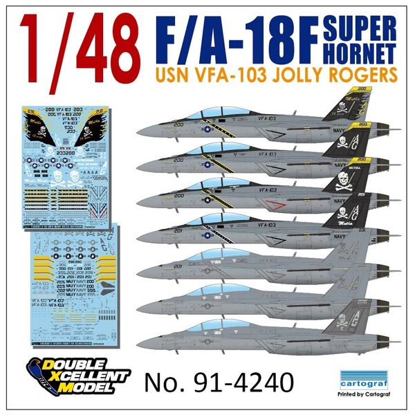 1/48 USN F/A-18F SUPER HORNET VFA-103 JOLLY ROGERS