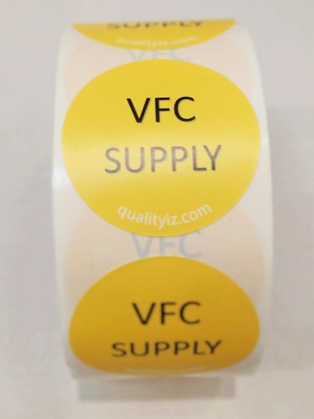 Supply Labels for VFC, 1.5" (2-100/Roll)