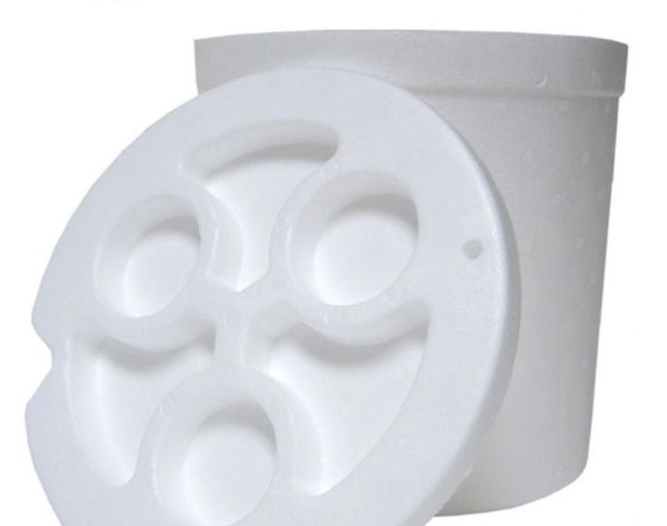 PLASTILITE 5 GALLON STYROFOAM PAIL LINERS