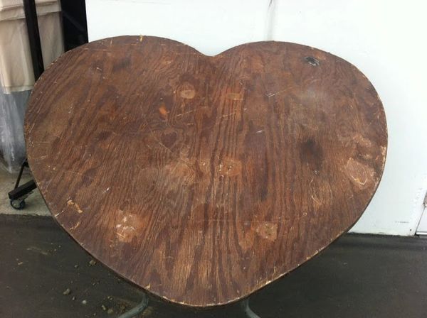 48" Heart Shaped Table