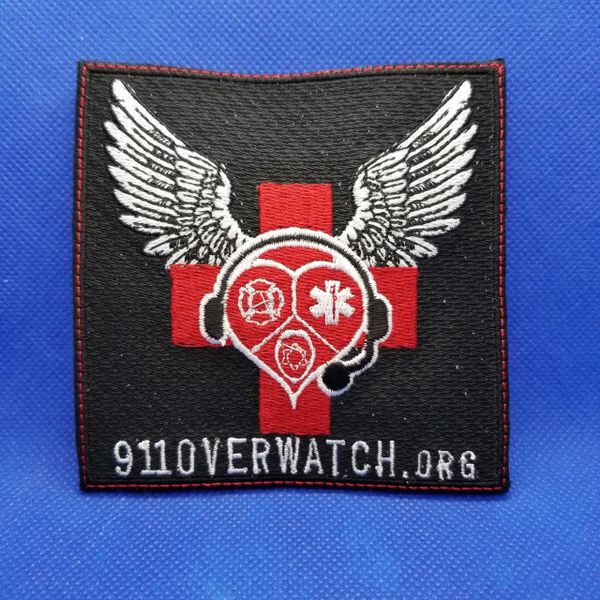 911 Overwatch Peer Support Patch , representing; (Fire-Emergency Room ...