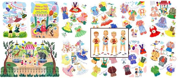 #1749 PETER and POLLY, HENRY and HOLLY, 1959 PD