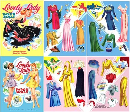 #2455 Lovely Lady Paper Dolls