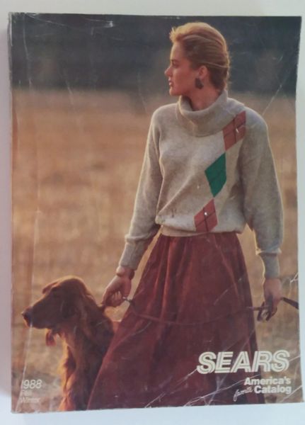 Vintage 1988 Sears Catalogue- Complete! w/model, Stephanie Powers