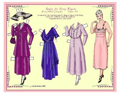 #0091 Styles for Stout Figures of 1918 by JMJ