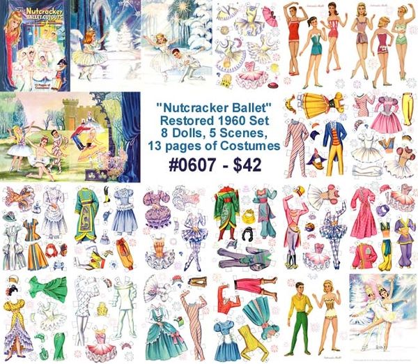 #0706 NUTCRACKER Ballet PD with SCENERY, 1960