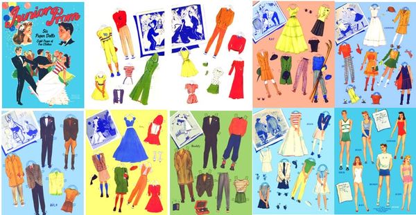 #1099 Junior Prom, 1942 Paper Doll