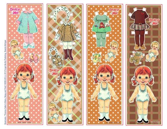 #2069: Dolly & Me Paper Doll Bookmarks