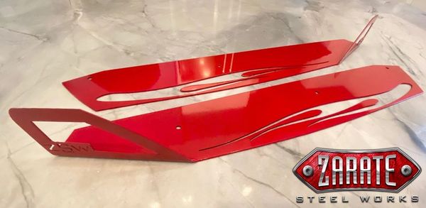 SS Flamed-Front End Bumper Splitters