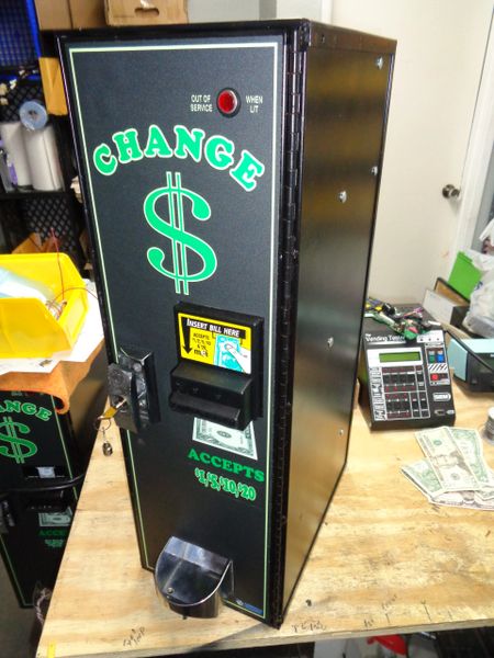 Reconditioned Change Machines, all brands