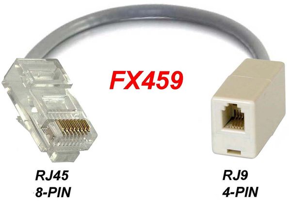 Rj9 Rj10 Rj22 4p4c 4-pin Female to Rj45 Cat5 Ethernet 8p8c 8-pin Male ...