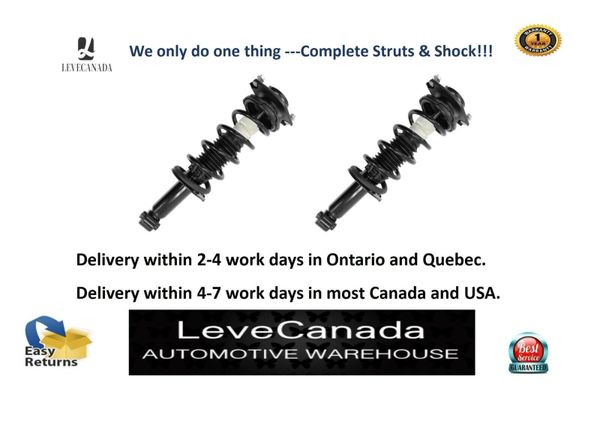 (2)Rear Complete Strut & Coil Spring fit 2015-2017 Subaru - Legacy ...