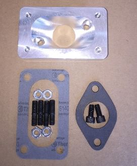 08-1651 Ford 200 Weber Carb Adaptor 2 3/4" Stud Center