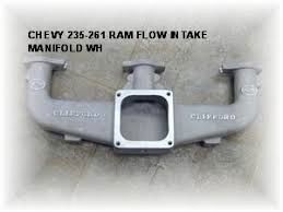 42-4500WH Chevy 235 Intake Manifold