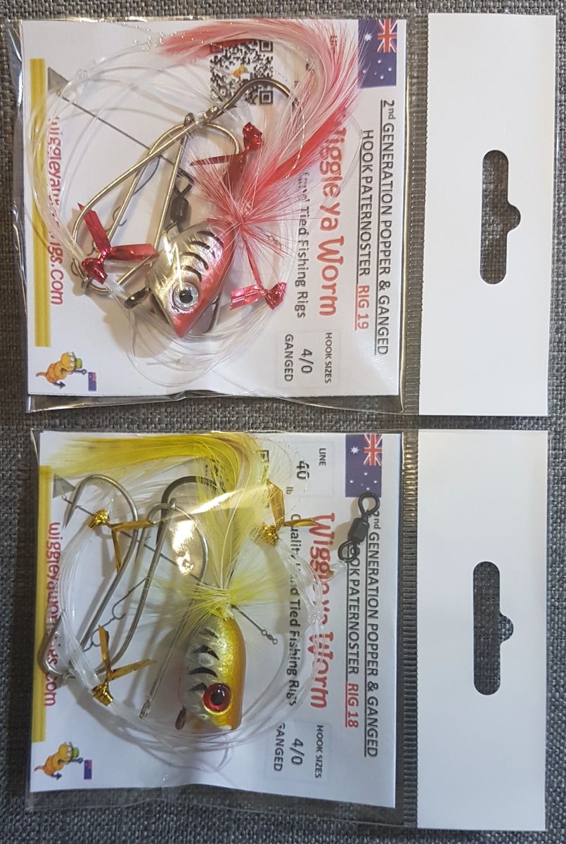 2nd Gen hand twisted popper paternoster rigs