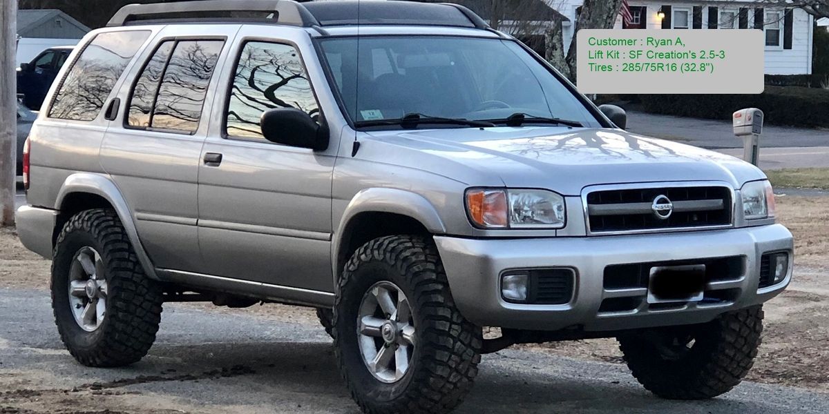 Lift Kit And Skidplates For Nissan Pathfinder