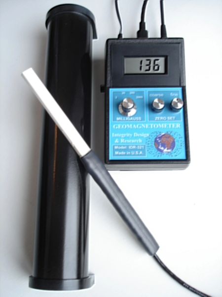 IDR-321: Geomagnetometer with magnaprobe,Range: 2 ,20,200,2000 mG ...