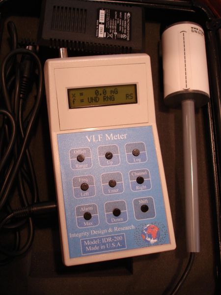 IDR-200: VLF 3-axis Gaussmeter with BW: 1 kHz to 200 kHz and 0.2 mG ...