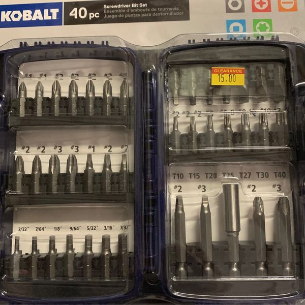 Kobalt 40-Piece Screwdriver Bit Set