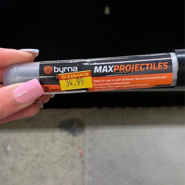 Byrna max projectiles