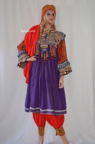 Vintage Nazia Kuchi Afghan Dress