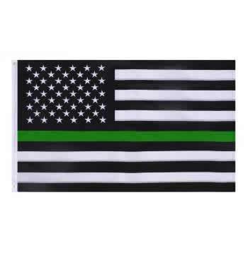 Thin Green Line Flag