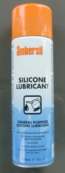 Ambersil Silicone Lubricant Spray WRAS Approved 500ml Aerosol